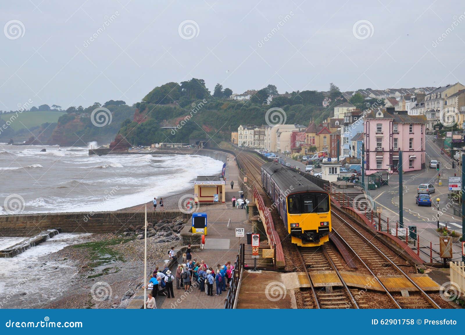 Train Station in Dawlish, Devon, UK Editorial Stock Photo - Image of ...