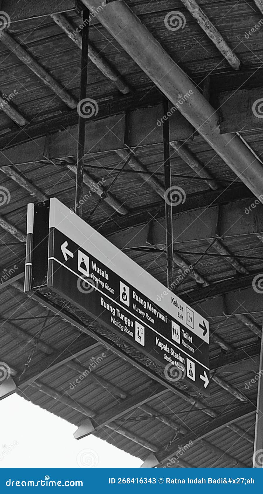 Train Station, Exit, Rail, Arrow Board Stock Image - Image of train ...
