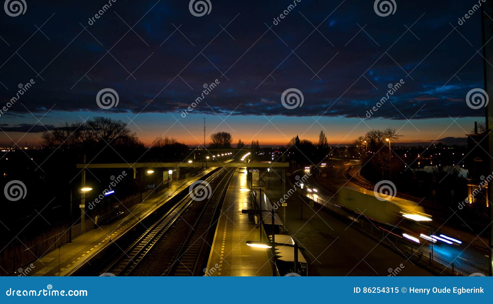 Train station Halfweg stock image. Image of netherlands - 86254315
