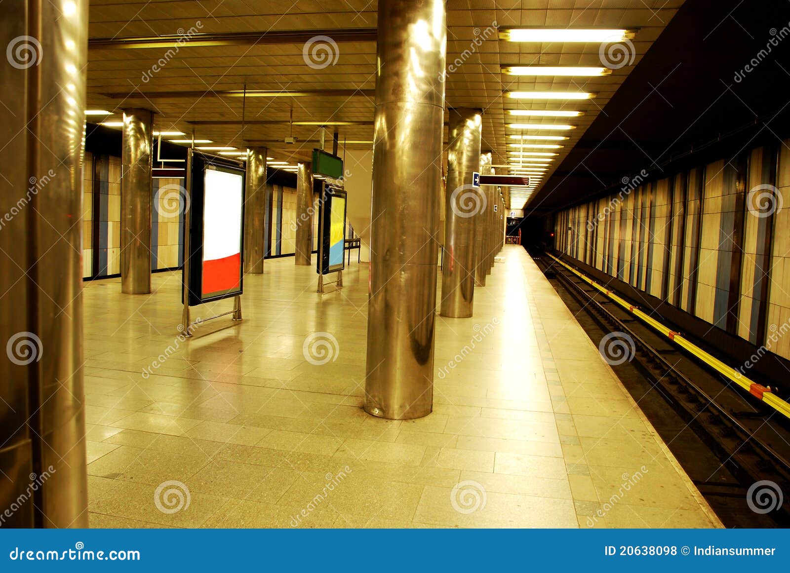 Train station interior stock photo. Image of train, background - 20638098