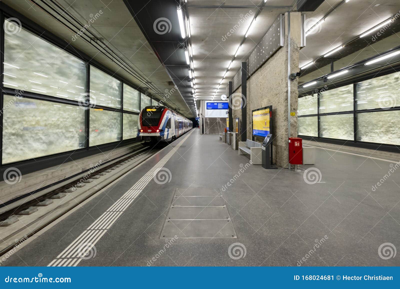 Geneva a Station of the Leman Express Editorial Photo - Image of ...
