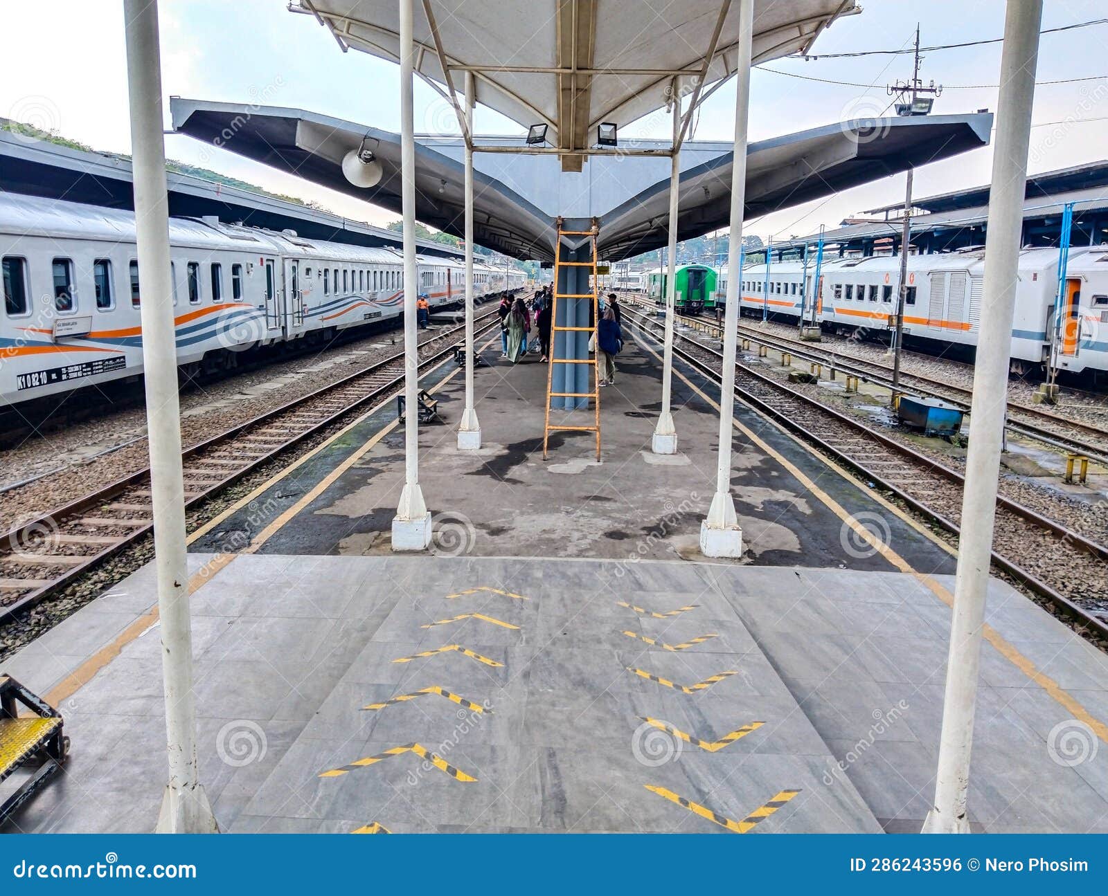 TRAIN STATION MALANG CITY EAST JAVA 3-8-2023 Editorial Photo - Image of ...