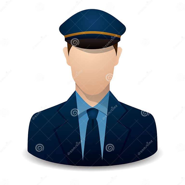 Train Station Master. Vector Illustration Decorative Design Stock ...