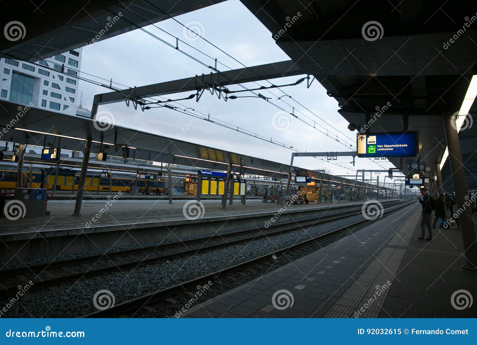 Train Station in the Netherlands Editorial Image - Image of modern ...
