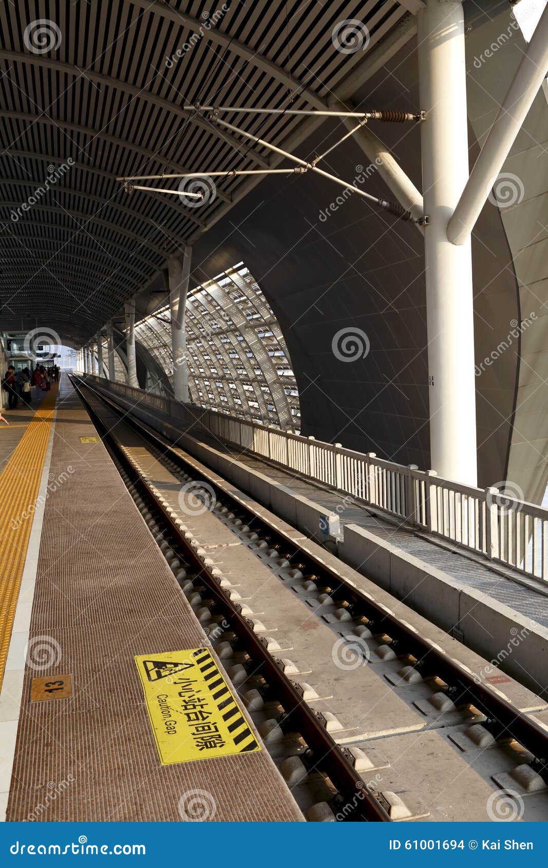 Train station platform stock photo. Image of adjustment - 61001694