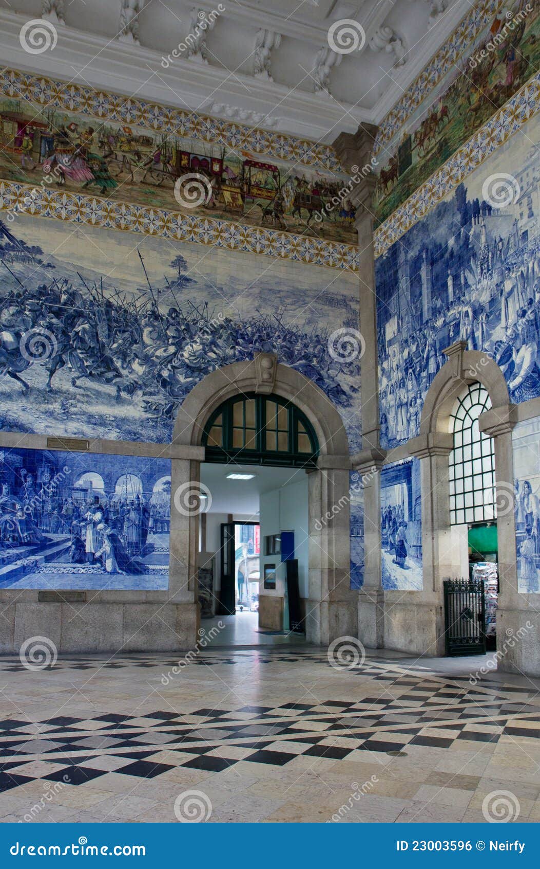 Train Station of Porto, Portugal Stock Photo - Image of traditional ...