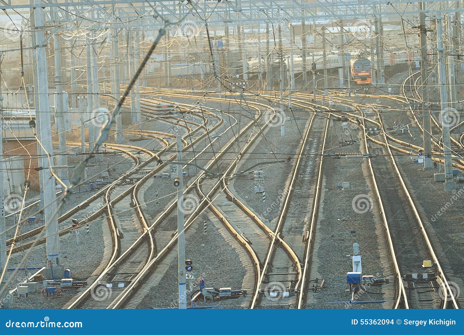 Train station stock photo. Image of outdoor, path, direction - 55362094