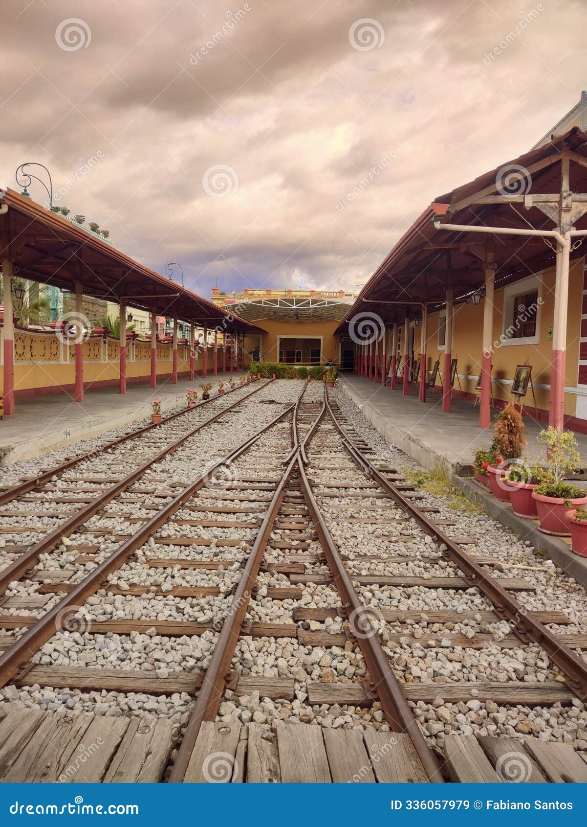 Riobamba Train Station, Ecuador Stock Image - Image of passenger ...