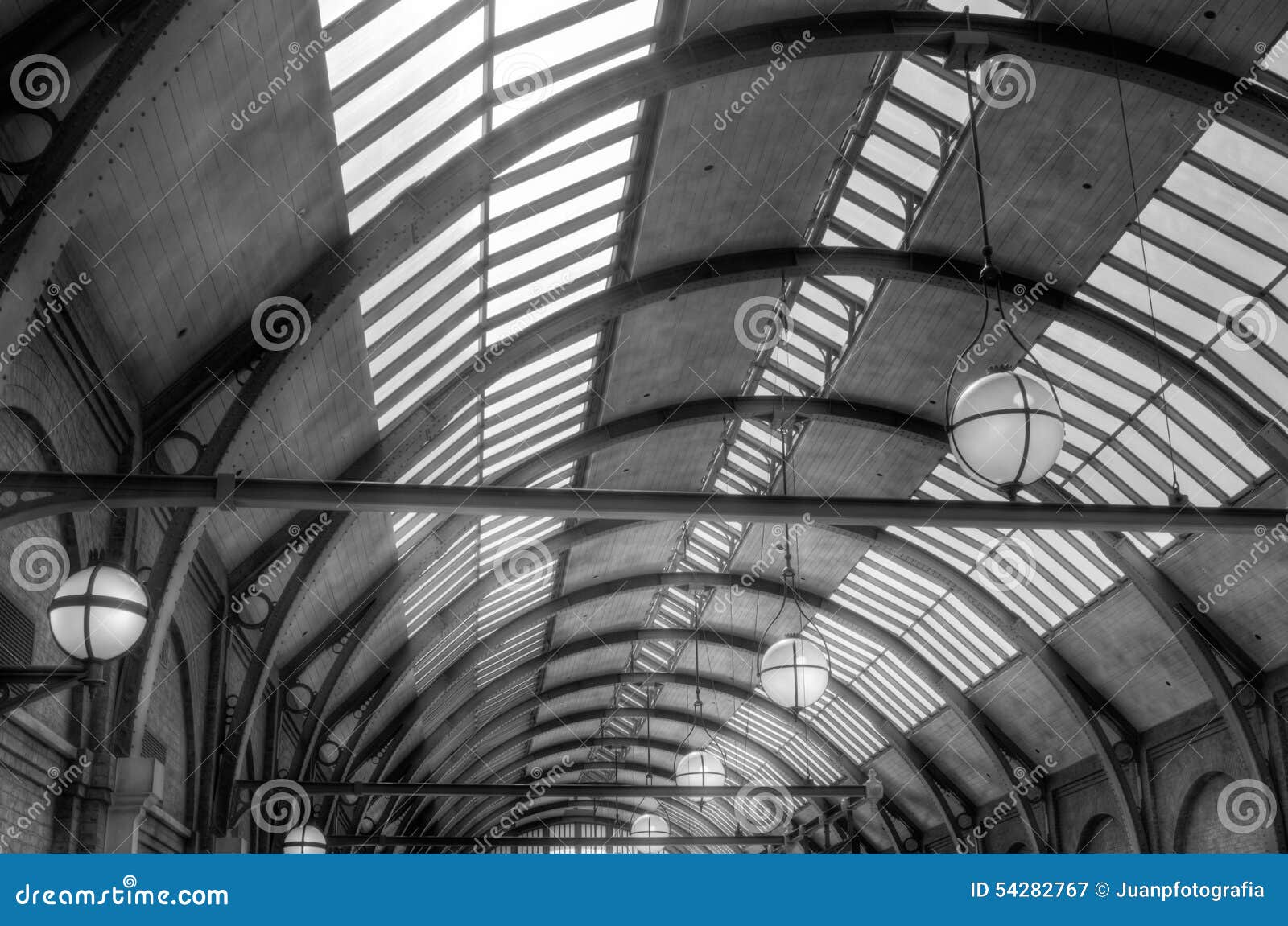 Train station roof stock image. Image of station, architecture - 54282767