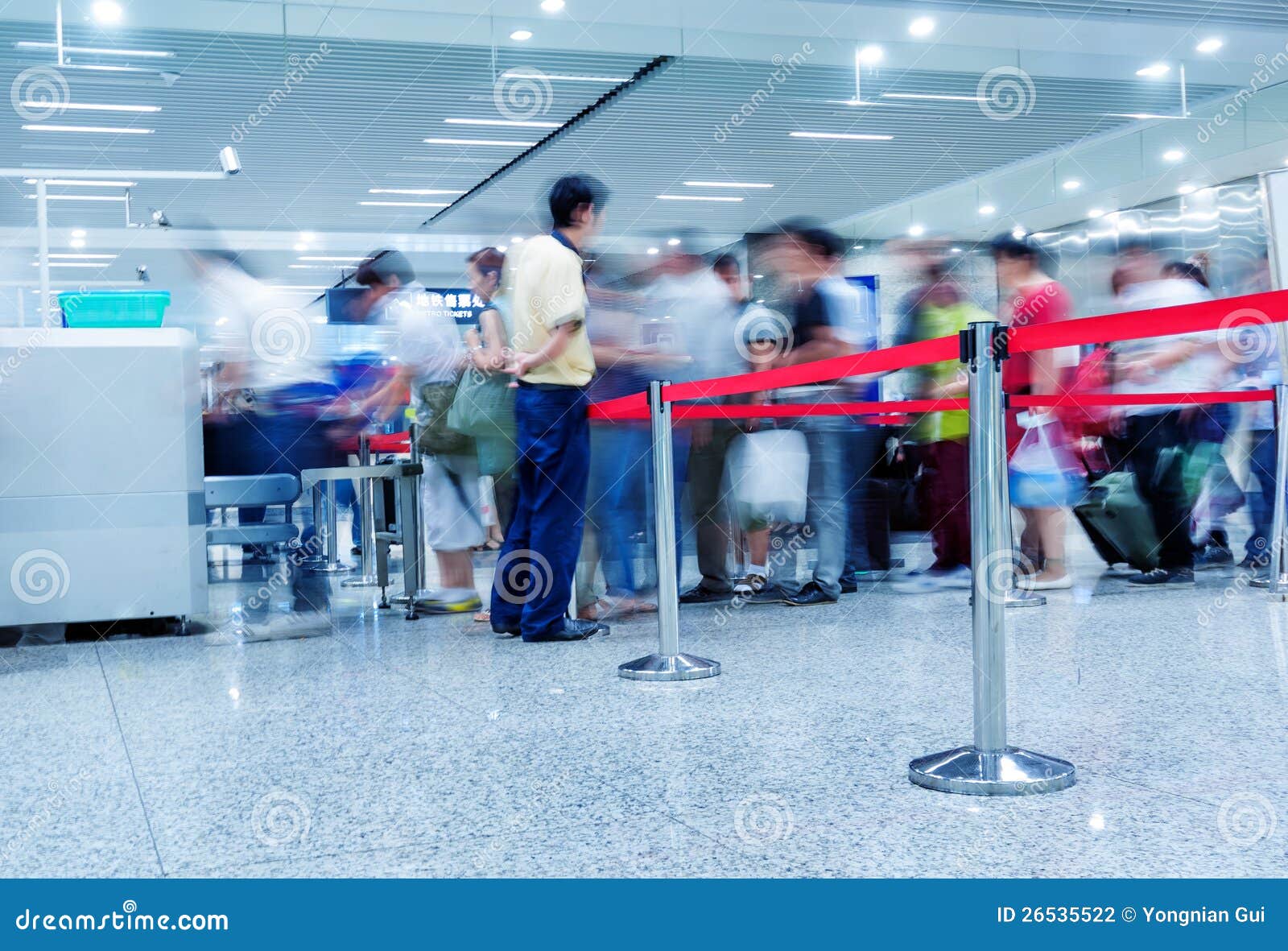 Train Station Security Entrance Stock Photo - Image of modern, crowd ...