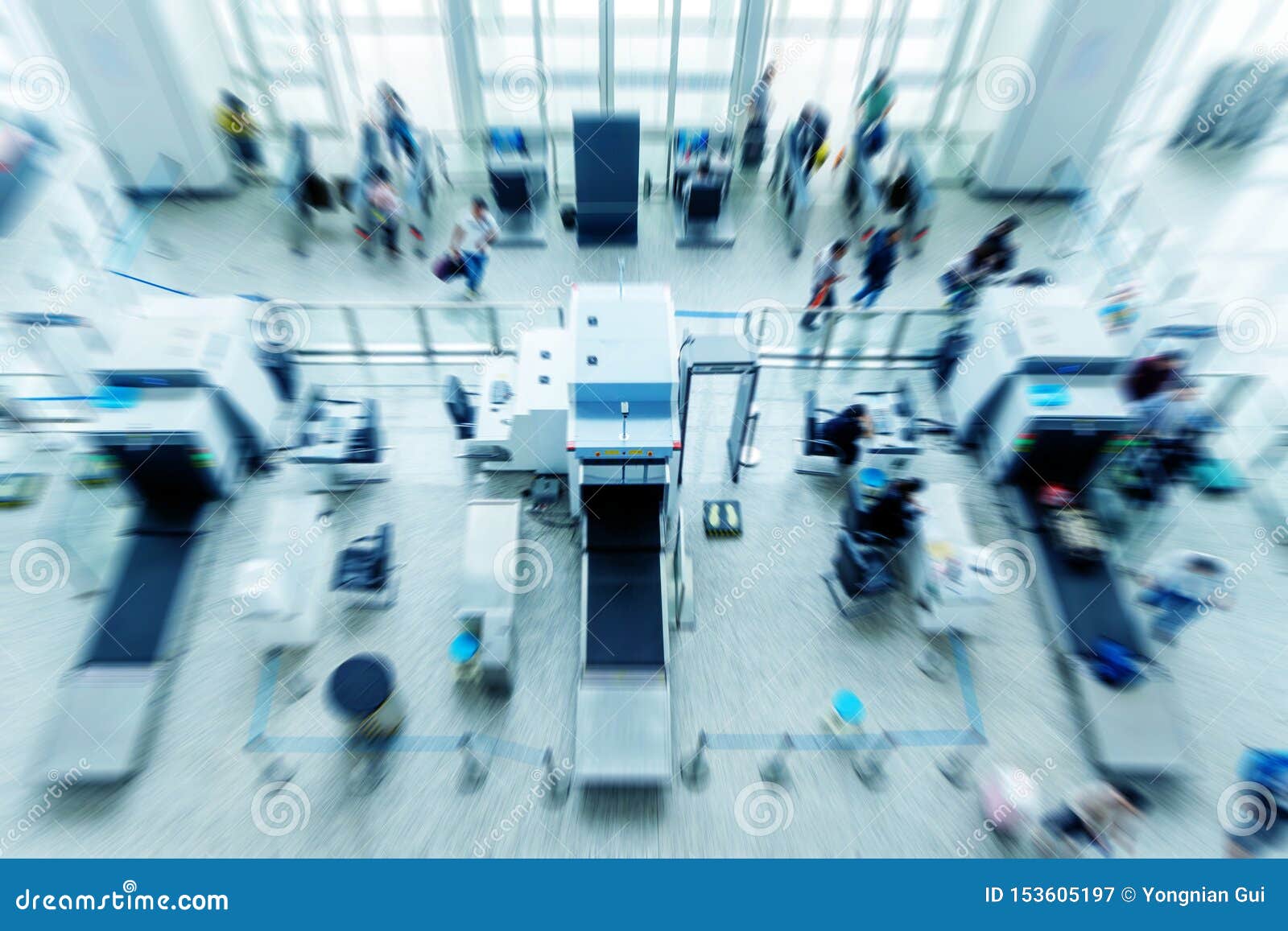 Train Station Security Entrance Stock Image - Image of interior ...