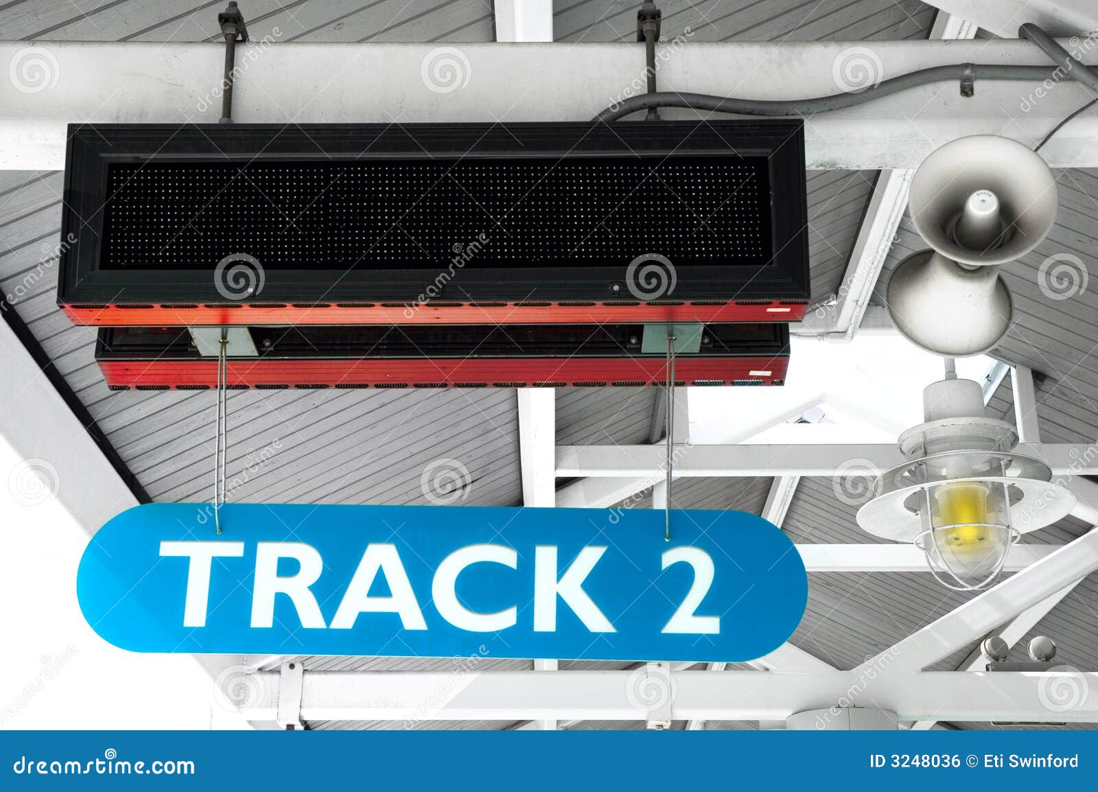 Train station sign stock photo. Image of lighting, business - 3248036