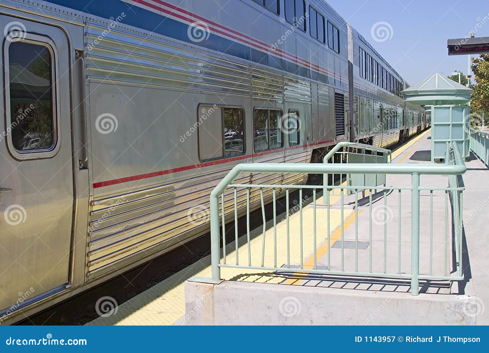Train at Station Stop stock image. Image of safe, line - 1143957
