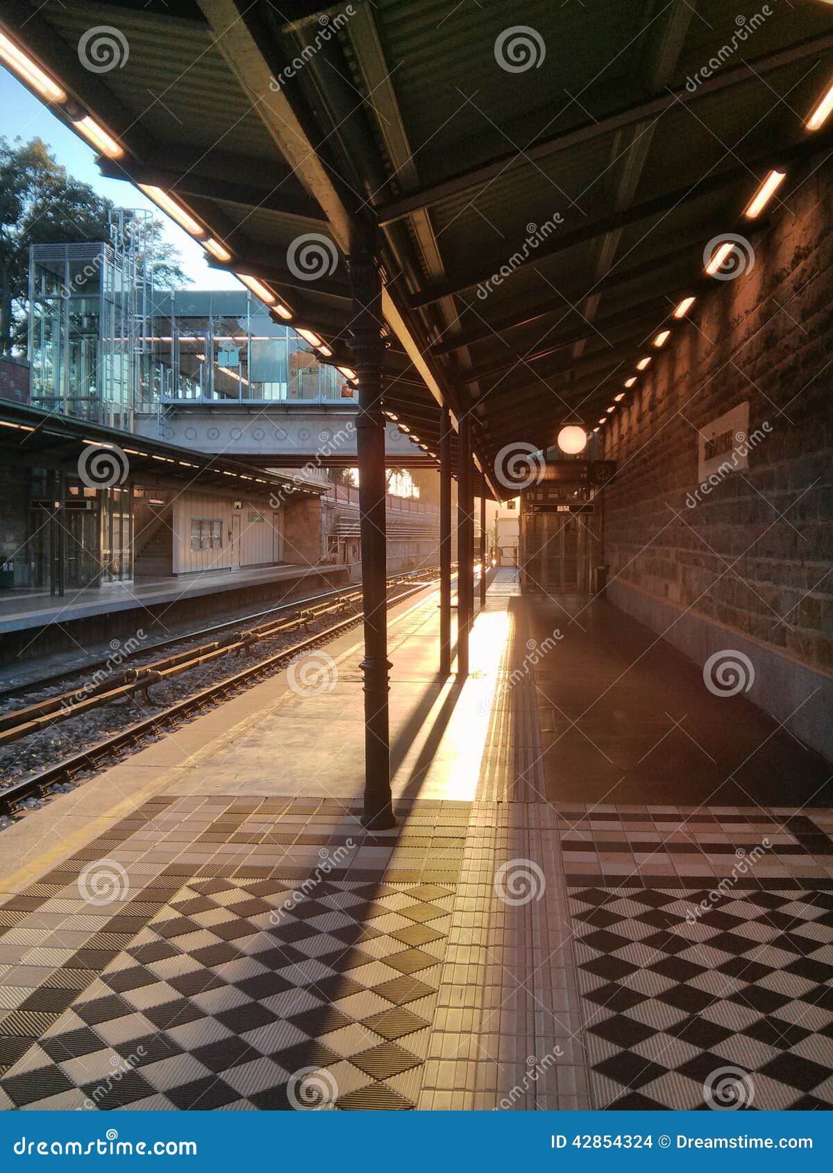 Train Station Sunset stock photo. Image of palace, sunset - 42854324