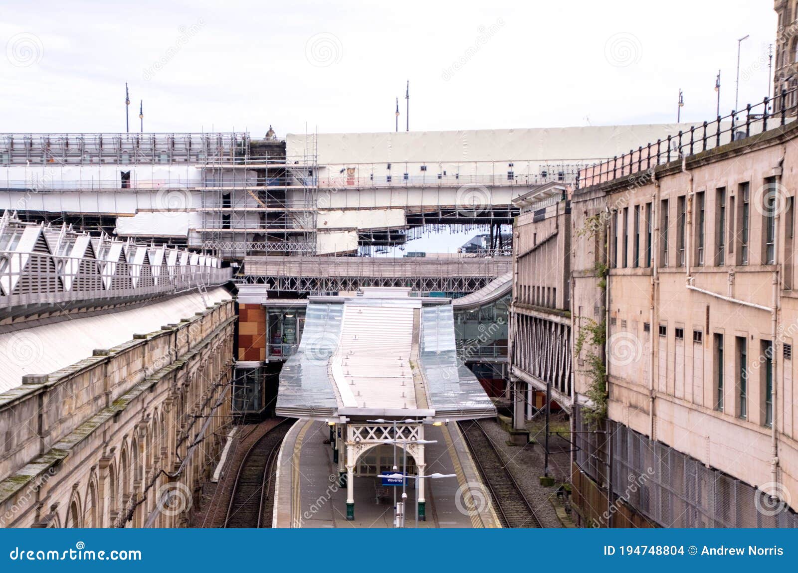 Train Station View from Above Stock Photo - Image of rail, background ...