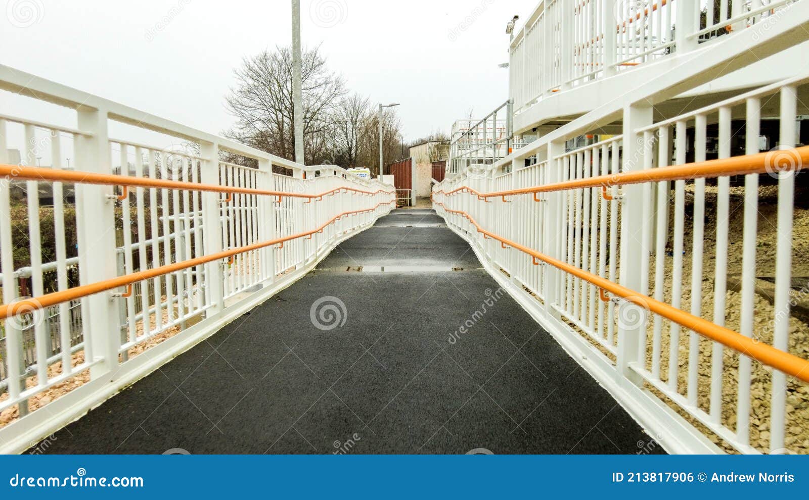 Train Station Walkway stock photo. Image of station - 213817906
