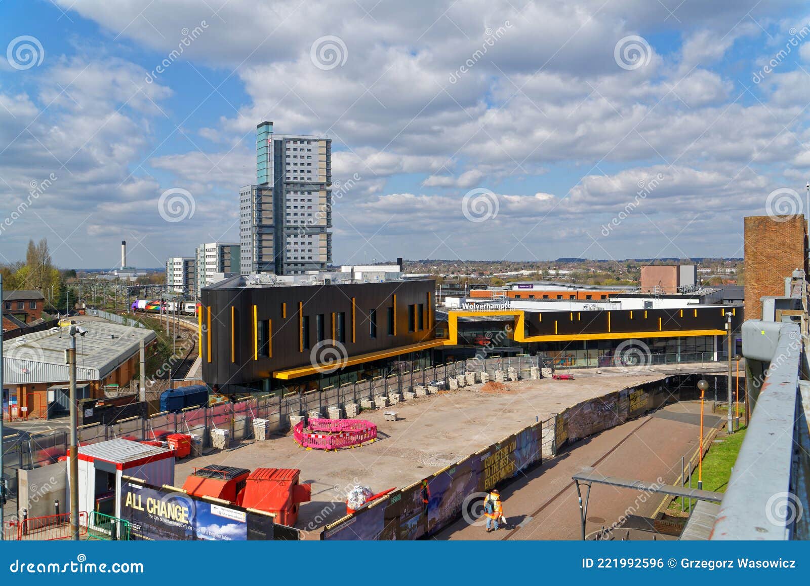 Train Station in Wolverhampton. Editorial Photo - Image of ...