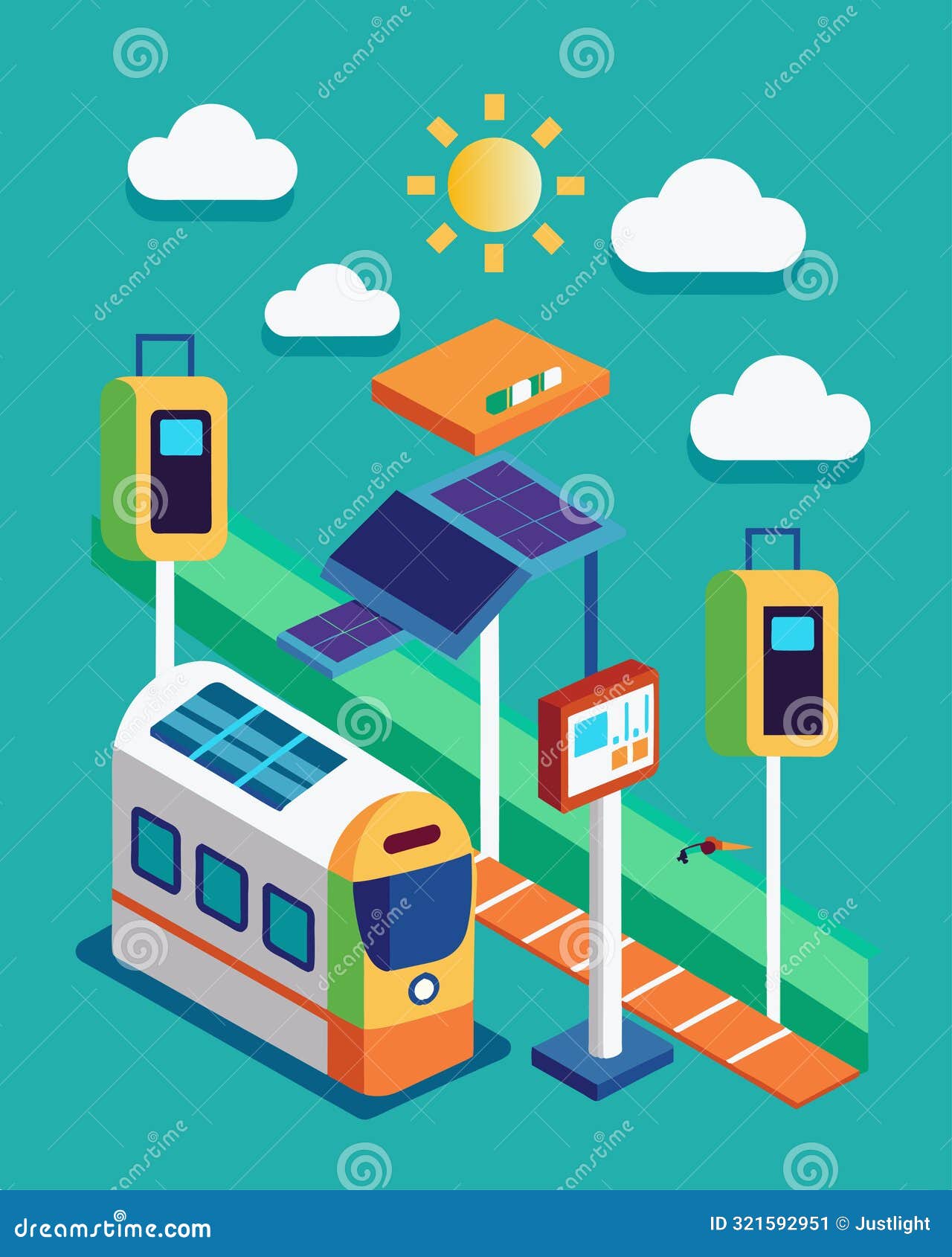 The Train Stations Ticketing System Was Also Powered by Solar Energy ...
