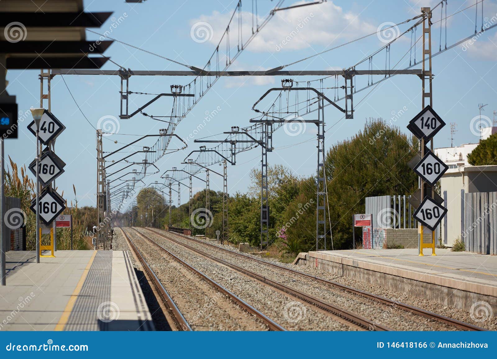 Train Stops at the Local Railway Station Stock Photo - Image of europe ...