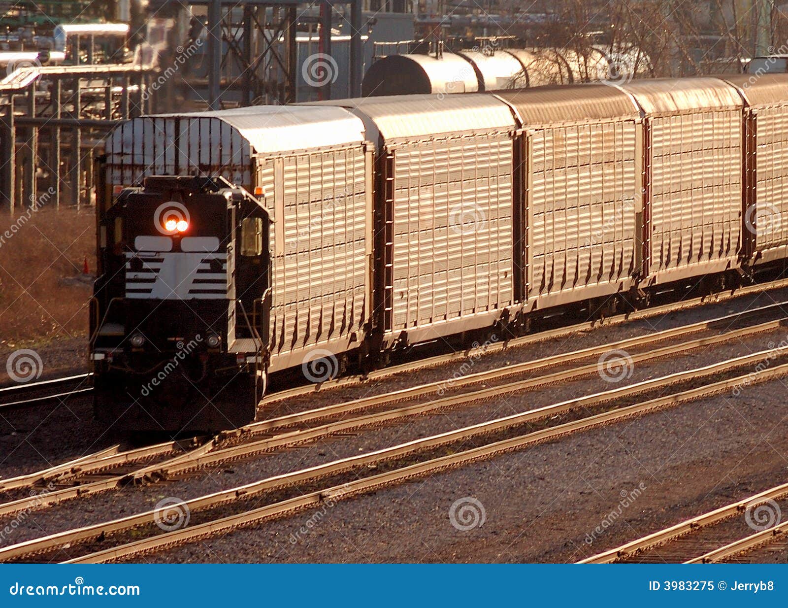 Train switching tracks stock image. Image of outdoor, mover - 3983275