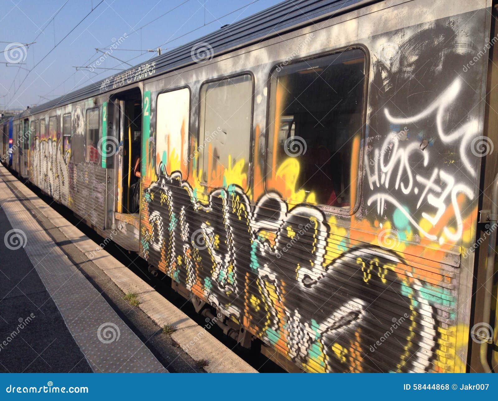 Train tagging high stock photo. Image of train, tagging - 58444868