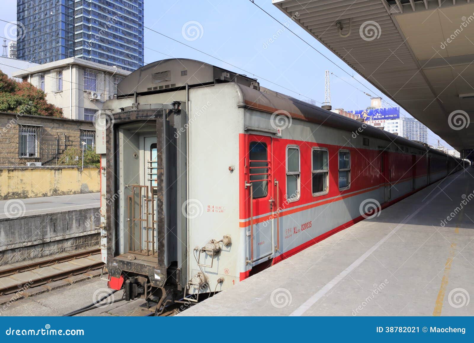 Train tail editorial photo. Image of railway, platform - 38782021