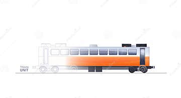 Train Technical Illustration Stock Vector - Illustration of fast ...