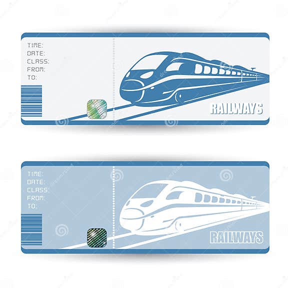 Train tickets stock vector. Illustration of high, paper - 27608470