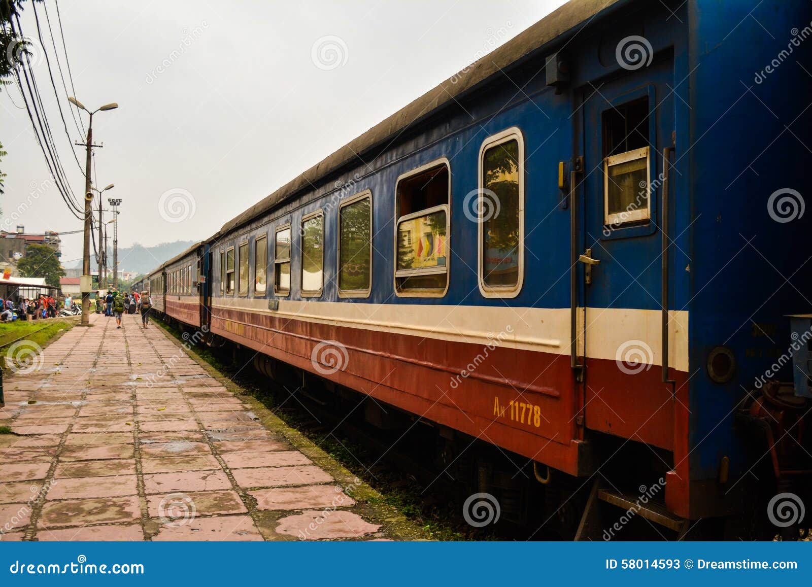 Train to Sapa stock image. Image of village, sapa, train - 58014593