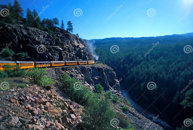 Train to Silverton stock image. Image of rocky, sightseeing - 564211