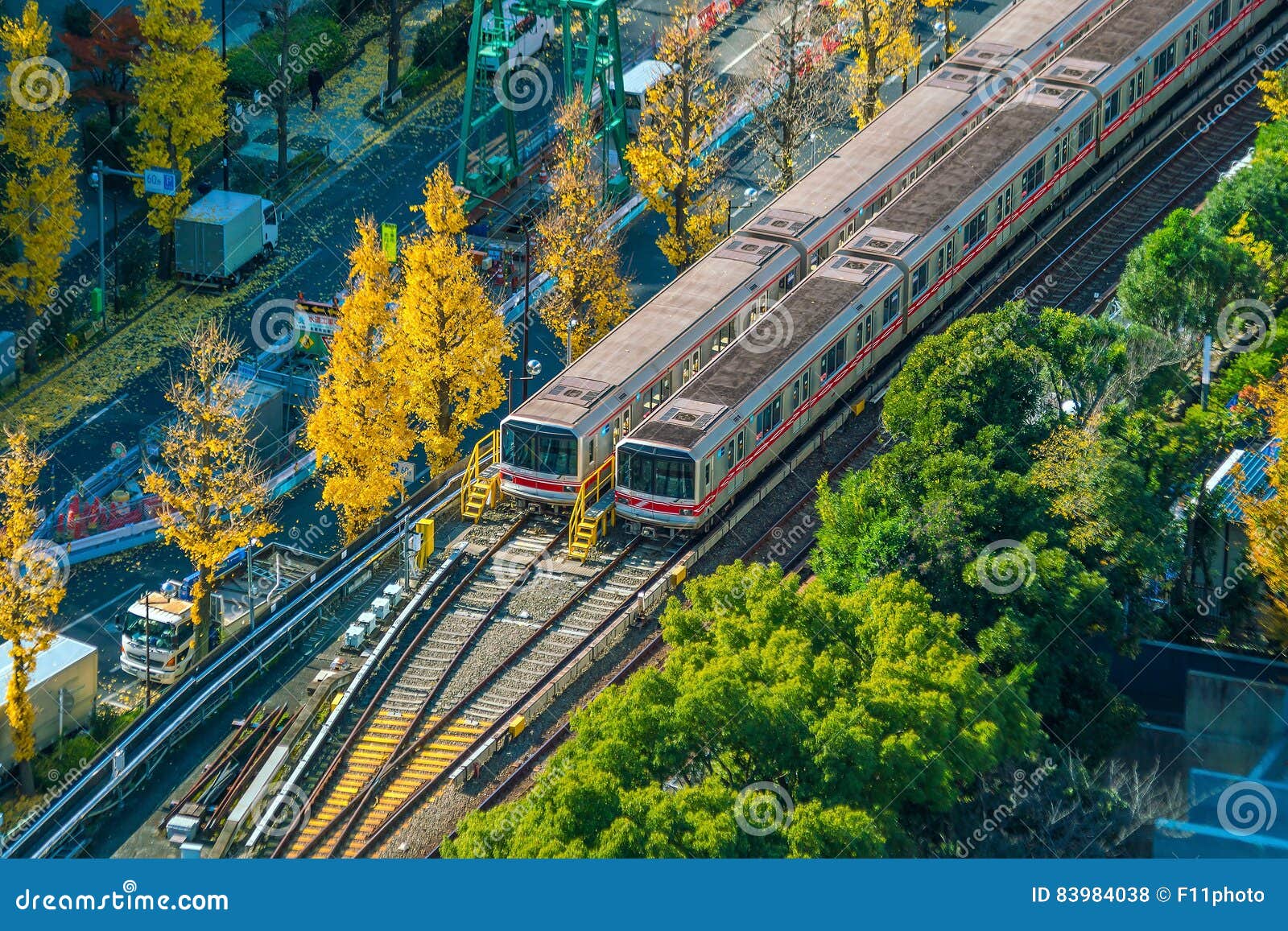 Train in Tokyo stock photo. Image of japan, transportation - 83984038