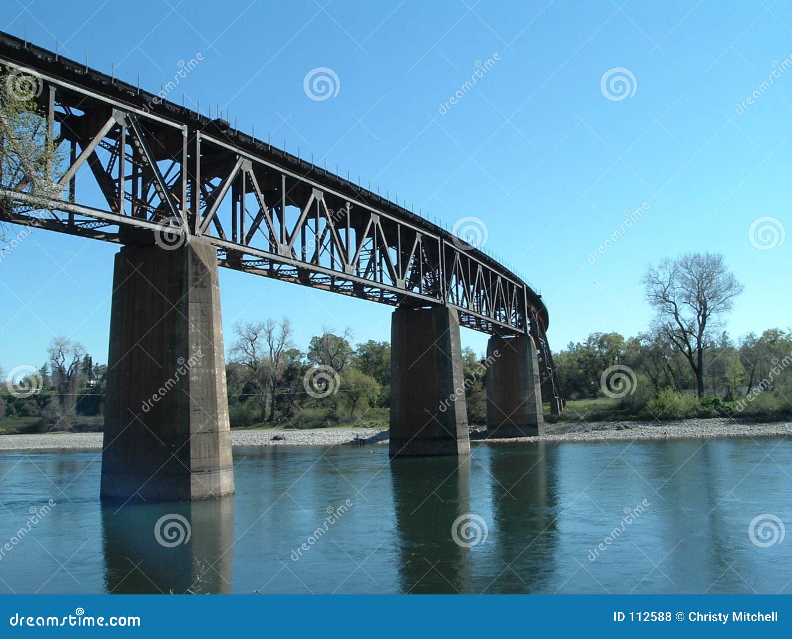 Train Track stock photo. Image of tree, sacramento, railway - 112588