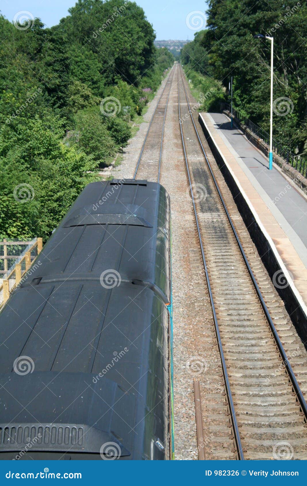 Train On Track Picture. Image: 982326