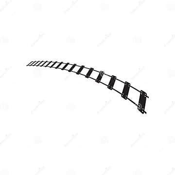 Train Track Graphic Design Template Vector Isolated Stock Vector ...