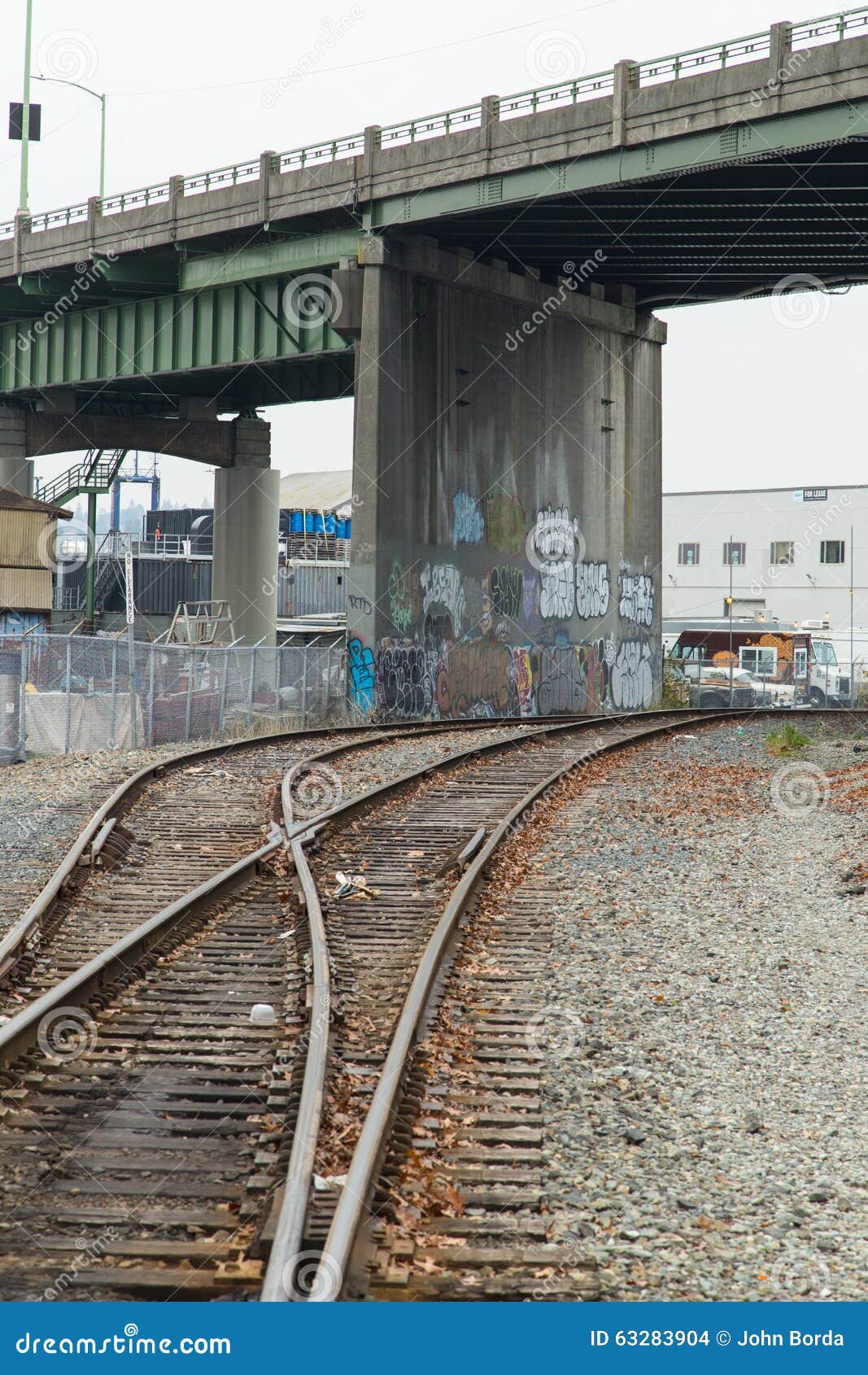 Train Track Switch stock photo. Image of industrial, line - 63283904