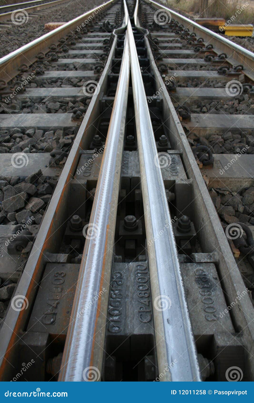 Train tracks stock photo. Image of railroad, railway - 12011258