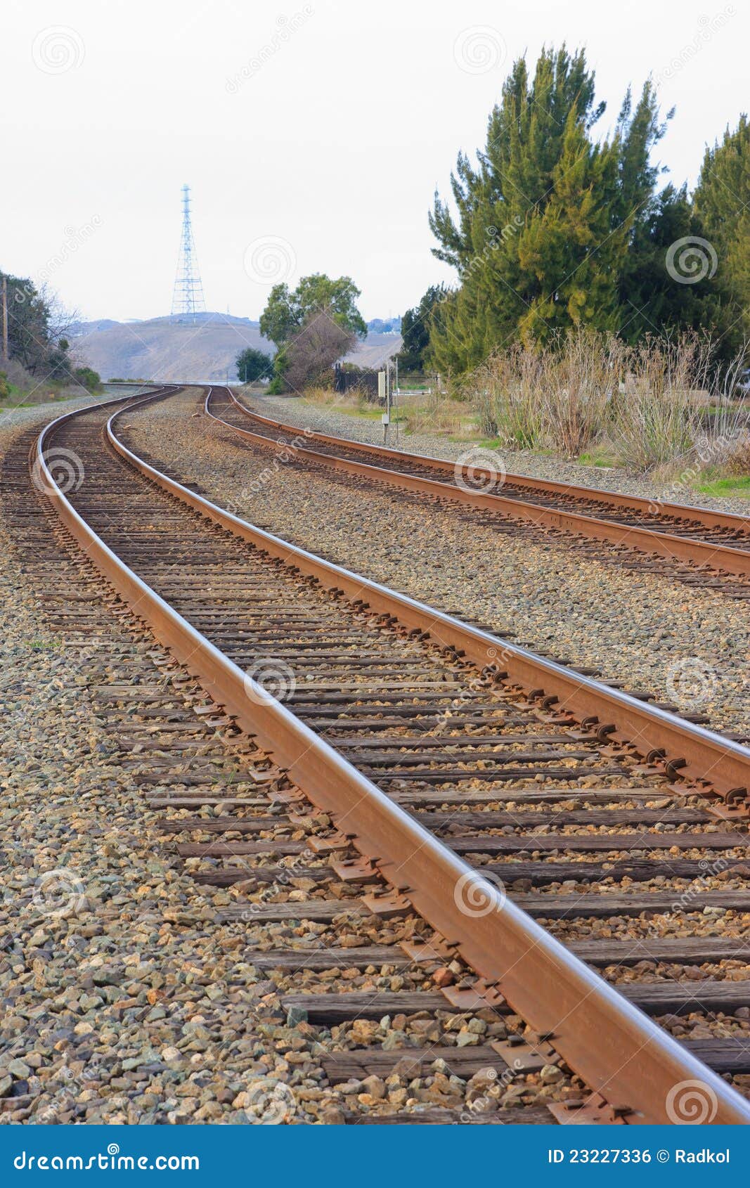 Train tracks stock photo. Image of long, california, structure - 23227336