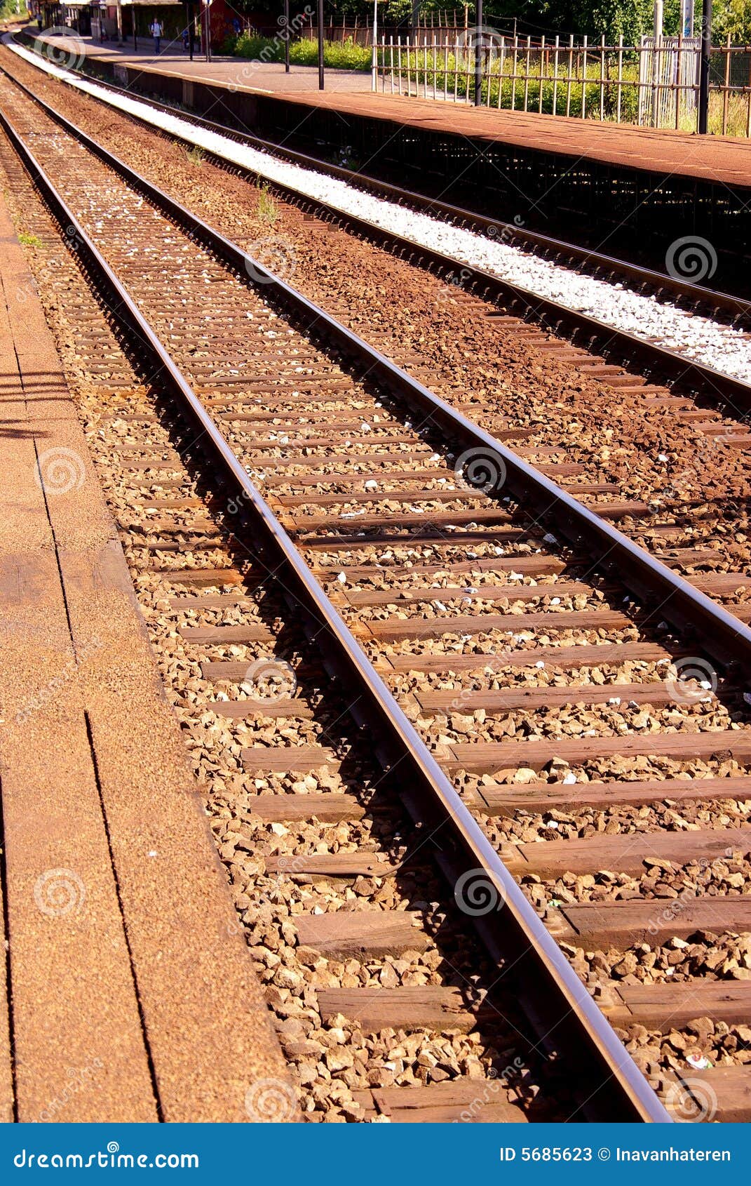 Train tracks stock image. Image of empty, train, transportation - 5685623