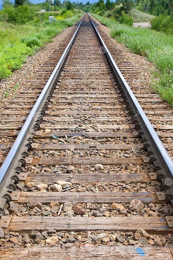 Train tracks stock photo. Image of travel, track, railroad - 9878558