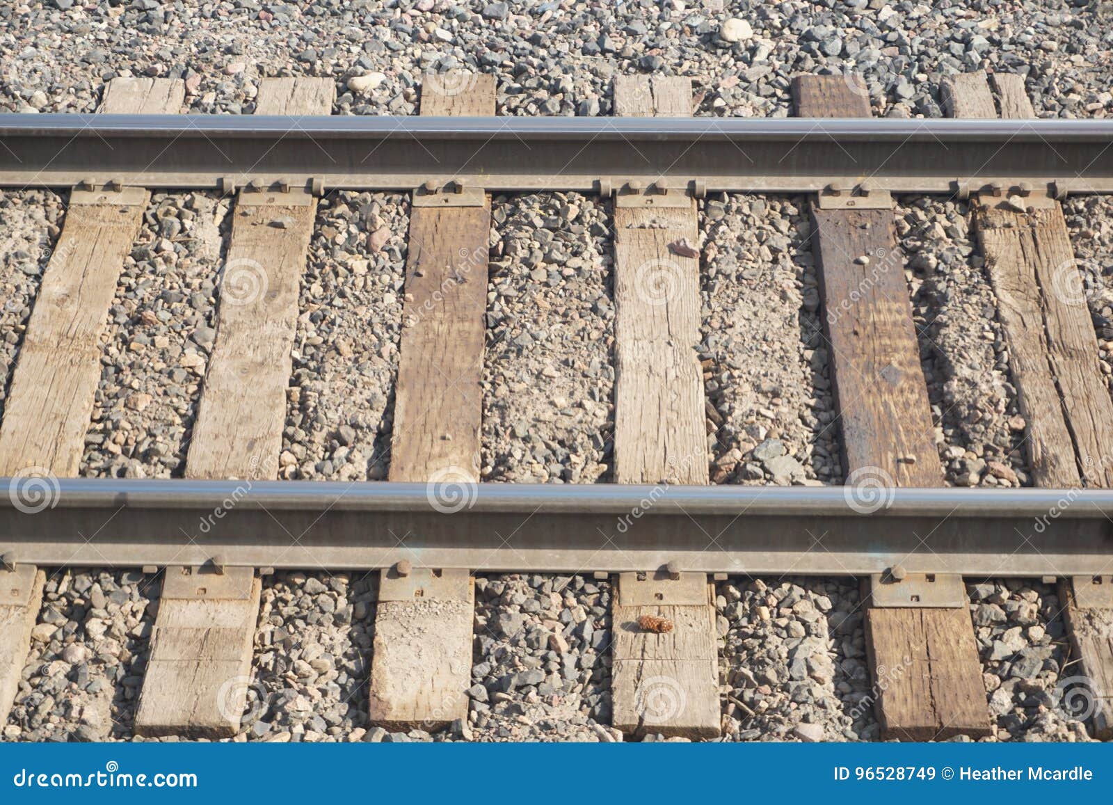 Train tracks stock image. Image of travel, closeup, sunny - 96528749