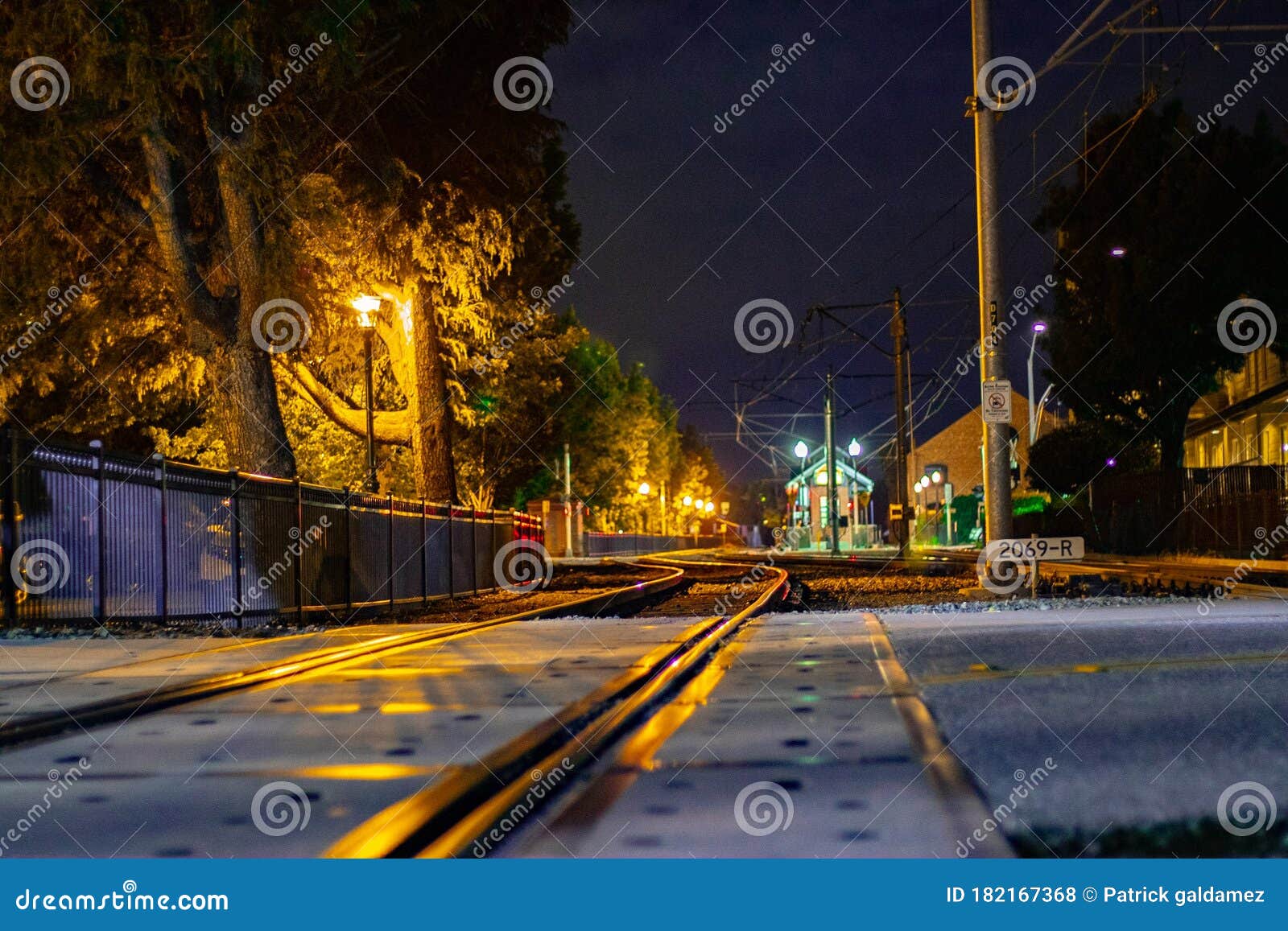 Train tracks stock photo. Image of amazing, train, tracks - 182167368