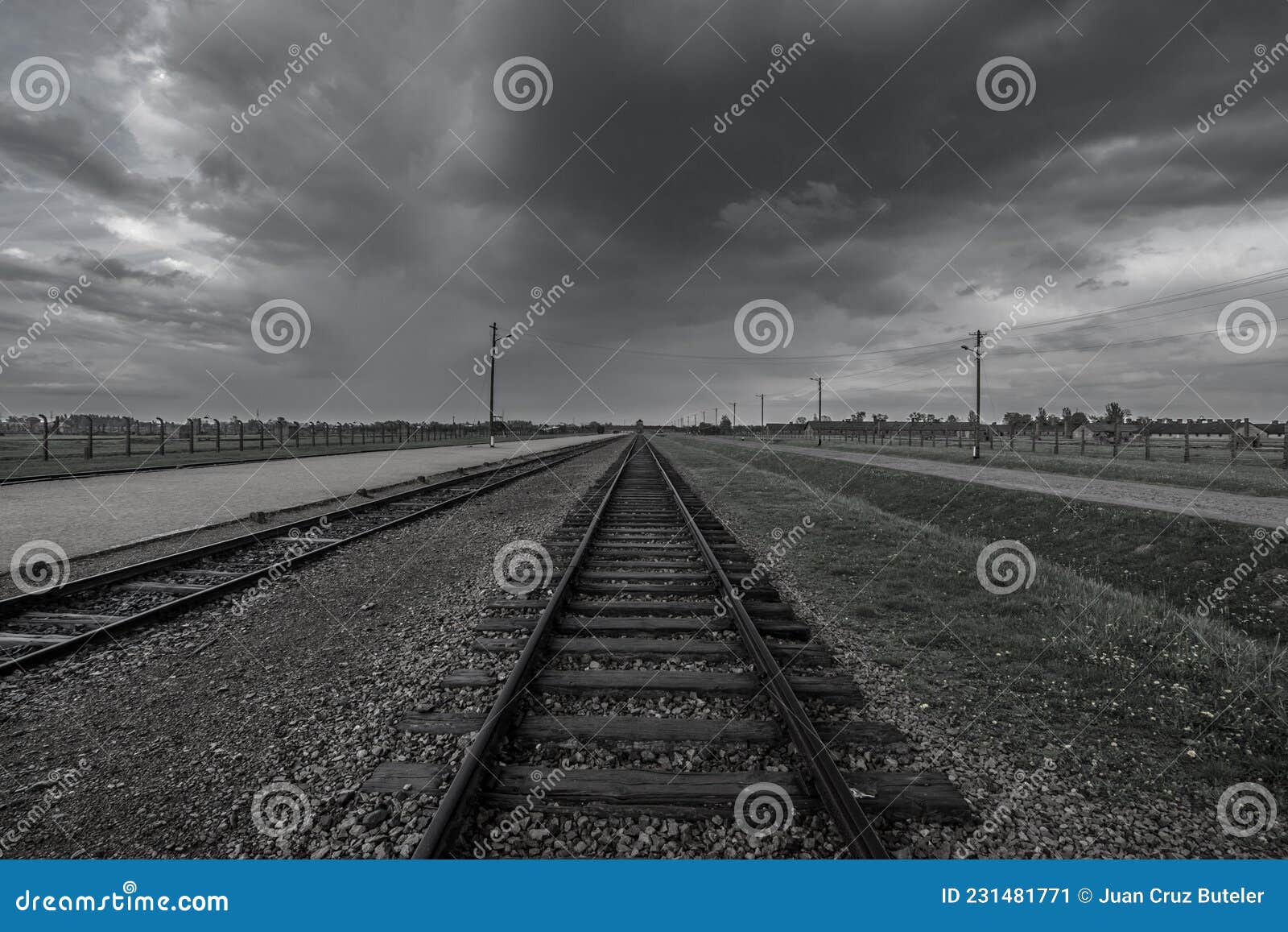 Train Tracks from Auschwitz Editorial Photo - Image of auschwitz ...