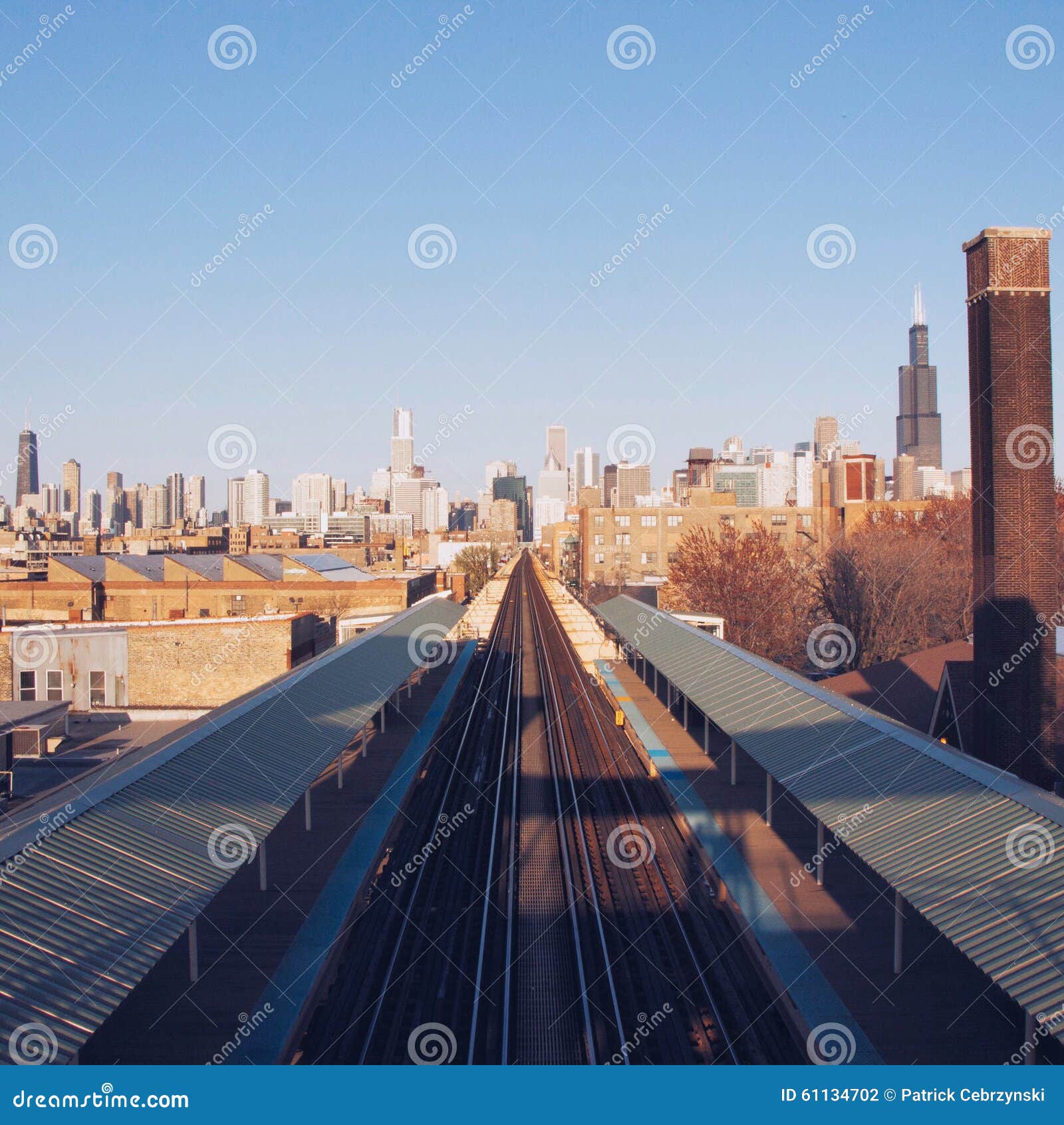 Train Tracks in the City stock photo. Image of trainline - 61134702