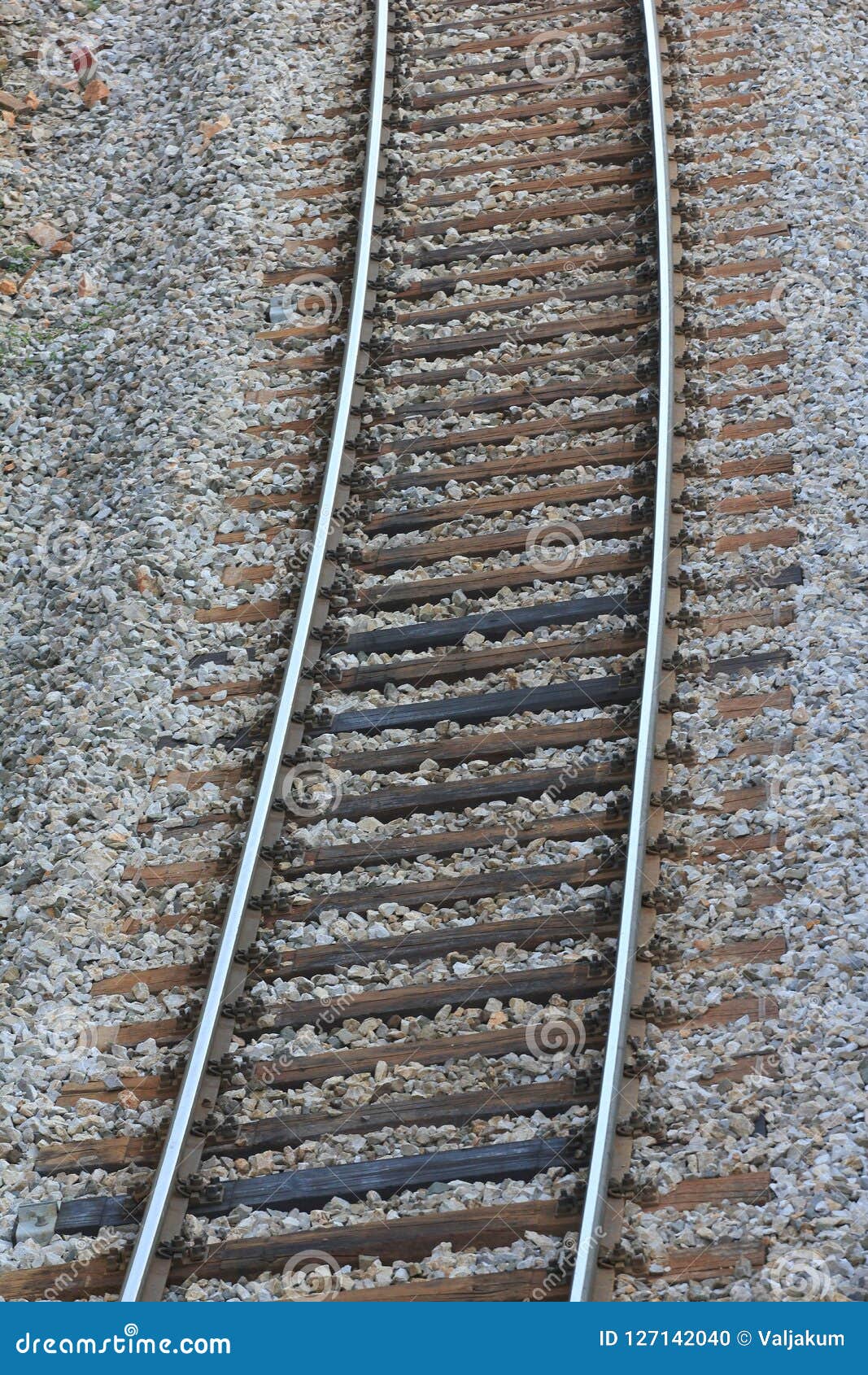 Train tracks - close up stock photo. Image of steel - 127142040