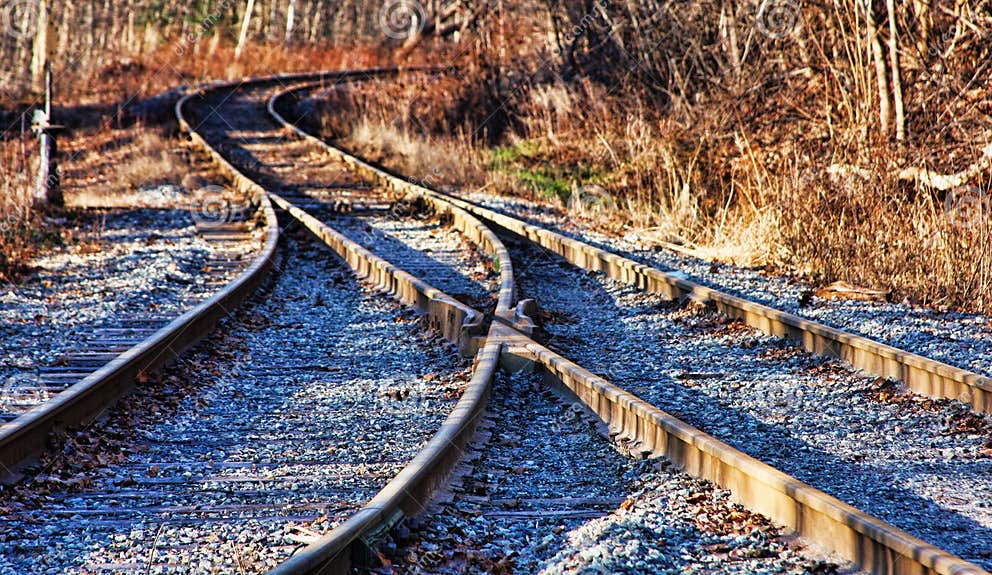 Converging Tracks stock image. Image of converge, switch - 35845901