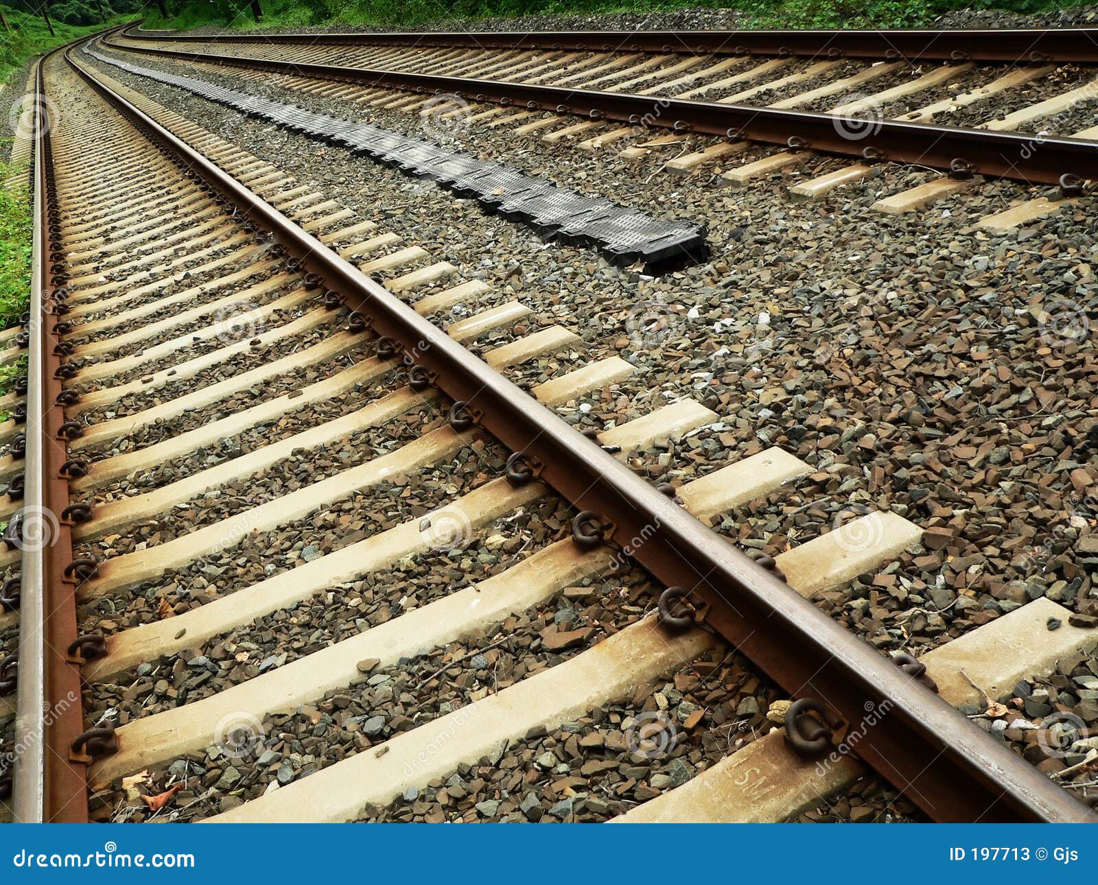 Train Tracks Diagonal Perspective Photos - Free & Royalty-Free Stock ...