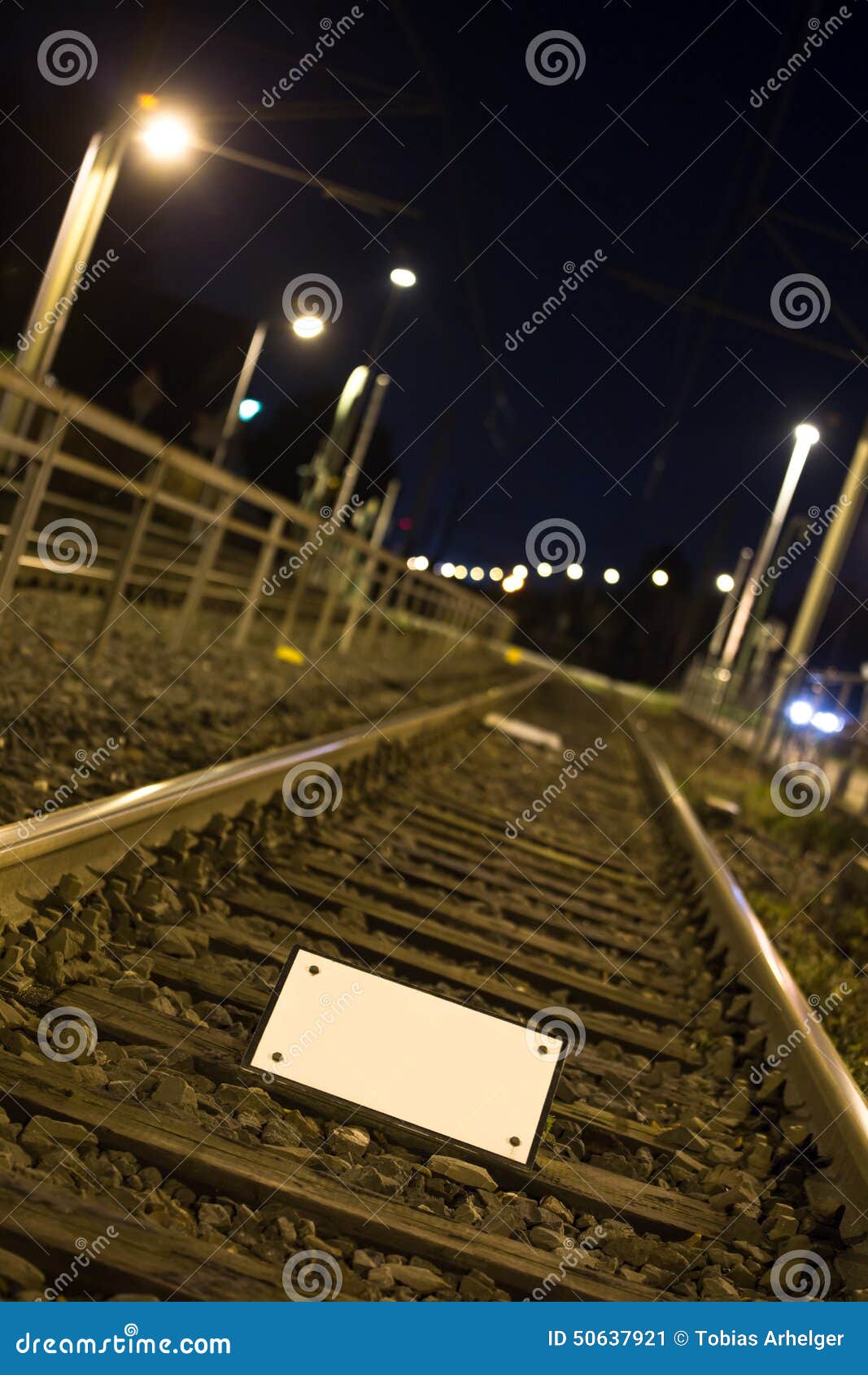 Train tracks empty sign stock image. Image of steel, railway - 50637921