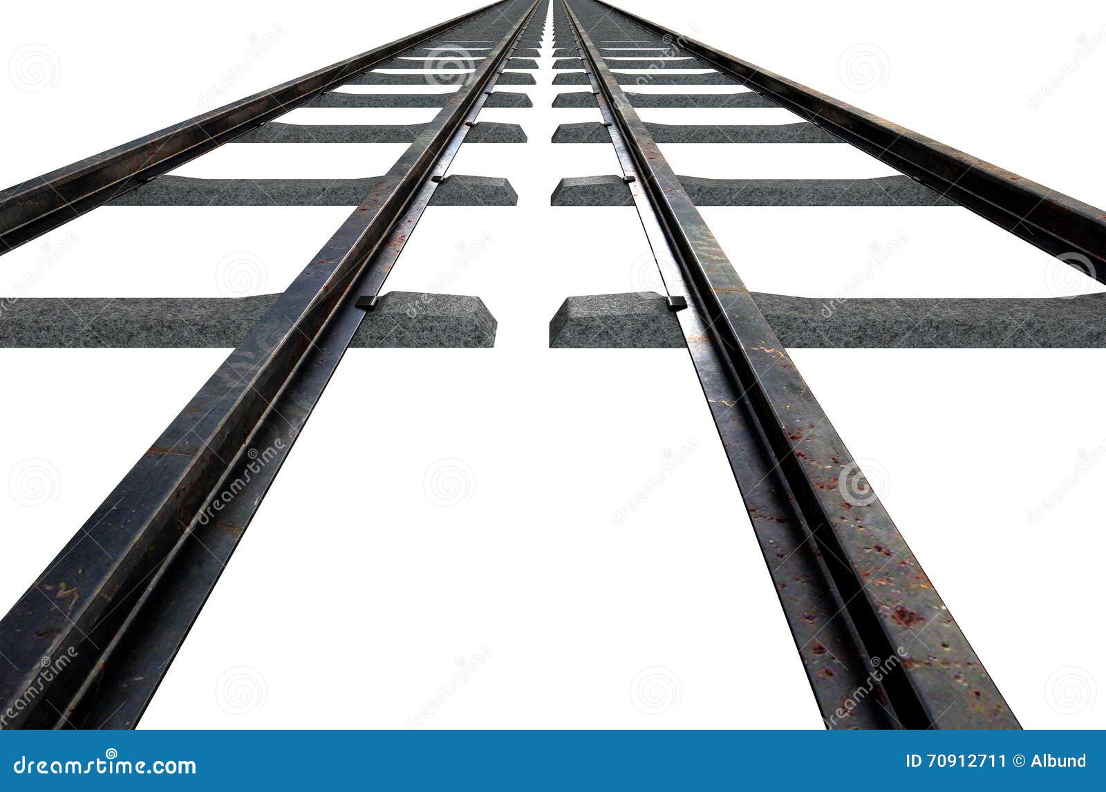 Train Tracks Isolated stock illustration. Illustration of road - 70912711