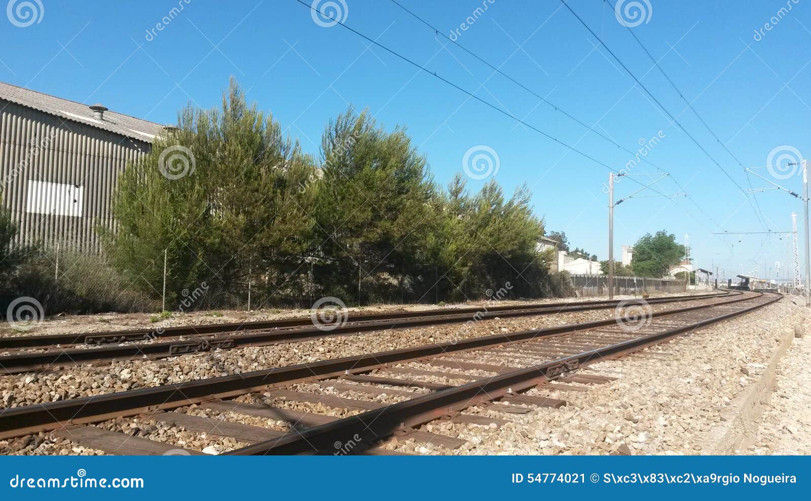 Curve Train Tracks Portugal Stock Photos - Free & Royalty-Free Stock ...