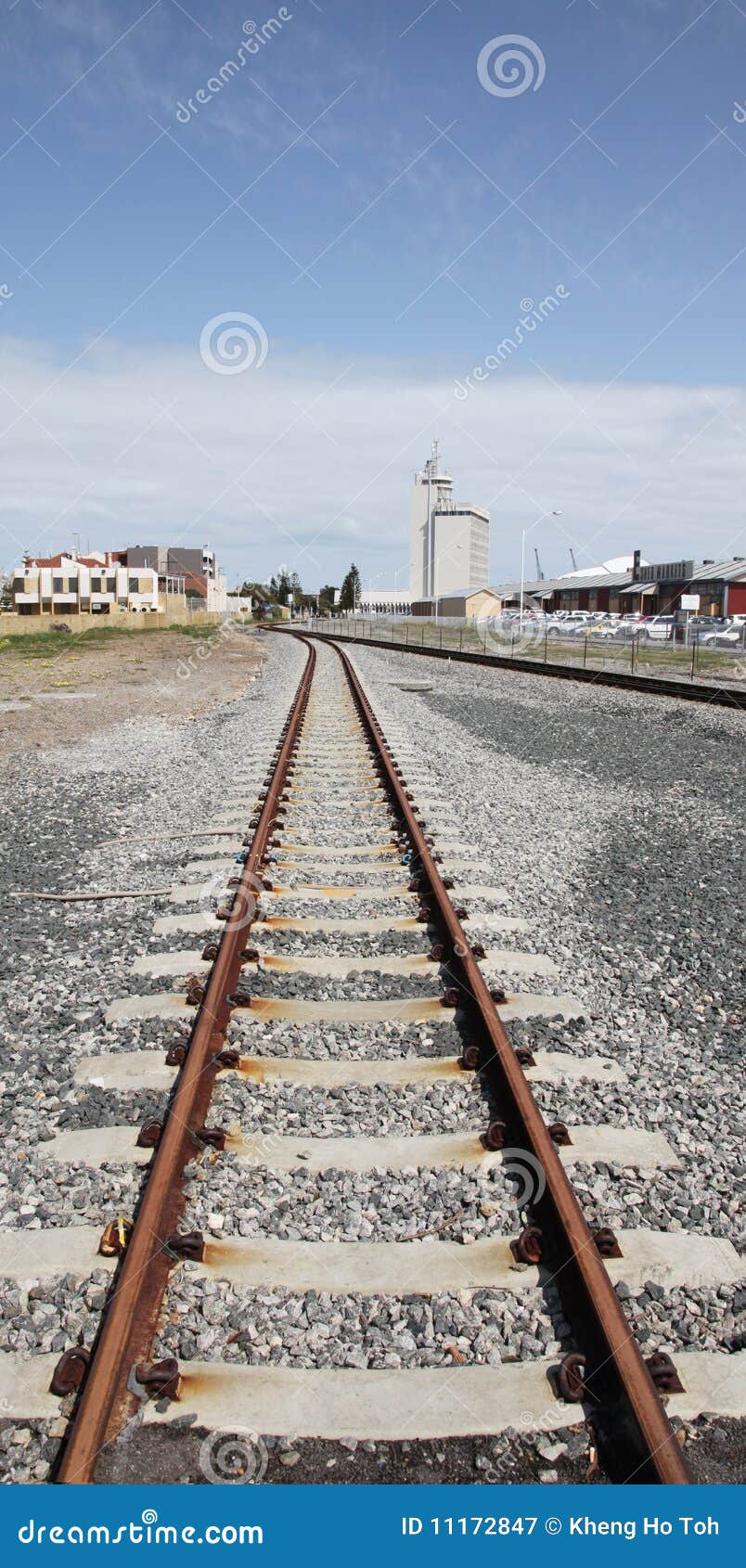 Train Tracks Perspective stock image. Image of forward - 11172847